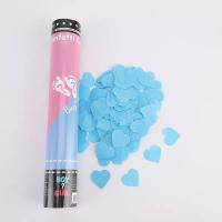 China 30cm Pink confetti cannons for sale, gender reveal confetti cannon for sale