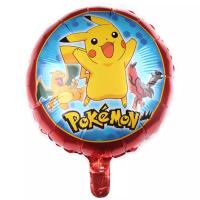 China 18 inch Hot poke-mon Pocket Monster Cartoon Character Poke-mon Balloon Pika-chu foil Helium balloons Party Decoration for sale
