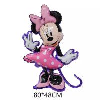 China 18 inch Solid color Minnie head balloon birthday party decoration arrangement cartoon Mickey Mouse foil balloon for sale