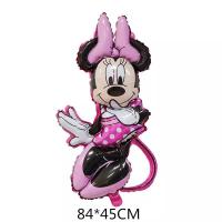 China 18 inch Solid color Minnie head balloon birthday party decoration arrangement cartoon Mickey Mouse foil balloon for sale