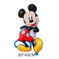 China 18 inch Solid color Minnie head balloon birthday party decoration arrangement cartoon Mickey Mouse foil balloon for sale