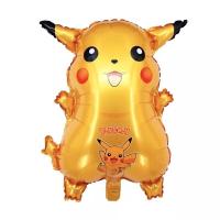 China Wholesale Foil Pika chu Balloons cartoon character balloon party decoration Pika chu helium foil Poke mon balloons for sale