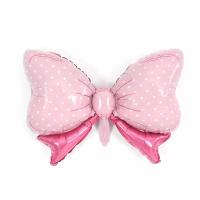 China Wholesale Round Dot Bow Candy Balloon Baby Birthday Aluminum Foil Balloons Decoration Party Supplies for sale