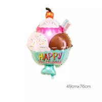 China Wholesale Dessert Balloons Birthday Party Wall Children Toys Ice Cream Donuts Candy Foil Balloons for sale