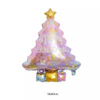 China Party Decoration Christmas Tree Foil Cane Balloon with Snowman Walking Stick Design for sale