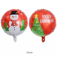 China Party Decoration Christmas Tree Foil Cane Balloon with Snowman Walking Stick Design for sale