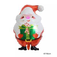 China Party Decoration Christmas Tree Foil Cane Balloon with Snowman Walking Stick Design for sale