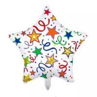 China Wholesal New Arrival 18 inch Star Balloon Wedding Birthday Party Decoration White Black Star Balloon for sale