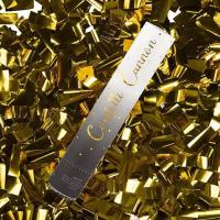 China Wholesale New design Black and White Gradient Tube Gold Foil Shells party popper for festival celebration for sale