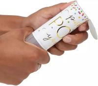 China Wholesale Handhold Confetti mini Cannon with High Quality Wedding Party PrintMetallic Power Air Paper for sale