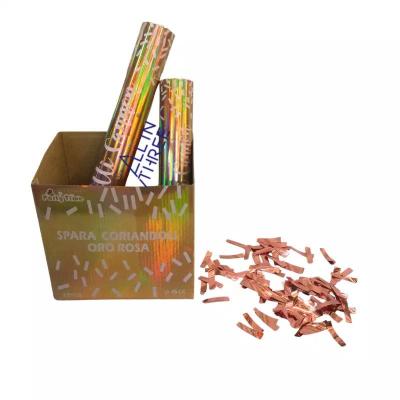 China Wholesale Rose Gold Silver White Paper Confetti Cannon Shooter Party Popper for Wedding Party Birthday for sale