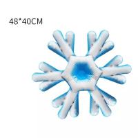 China Wholesal Christmas window decoration balloon snowflake aluminum foil balloon for Christmas decoration for sale