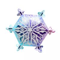 China Wholesal Christmas window decoration balloon snowflake aluminum foil balloon for Christmas decoration for sale