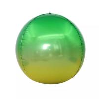 China Wholesal 22 Inch Advertisement 4D Round Blue Planet Earth Helium Foil Balloons for sale