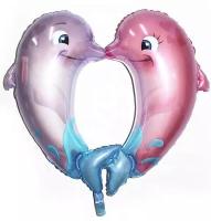 China Wholesal Hot sale cartoon dolphin party foil helium balloons for birthday or festival for sale