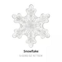 China Wholesal Snowflake One Birthday Balloon Winter Birthday Balloon Winter Birthday Party Decor Snowflake Foil Balloon for sale