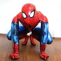 China Wholesal New Desgin Cartoon Character Super Hero Foil Balloons 3D Giant Spiderman Globos For Kids Toy Party Decoration for sale