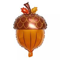China Wholesal New Products Party Supplies Kids Toys Squirrel Nut Maple Leaf Pine Cones Helium Foil Balloons Cheapest for sale