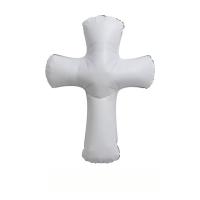 China Wholesal New Design Gold Silver White Easter Cross Aluminum Foil Balloon for Party Decorations Supplies for sale