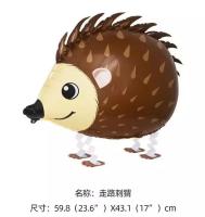 China Wholesal New Arrival Cute Walking Animal Pet Hedgehog Helium Balloons Globos For Birthday Party Decoration Globo Balloon for sale