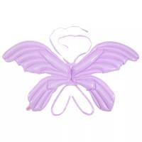 China Wholesal  New Arrival Gold Silver Macaron Color 120cm Kids Toys Wearable Inflatable Foil Balloon Butterfly Wing Toy for sale