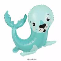 China Wholesal New Cartoon Animal Series Balloon Sea Lion Fox Penguin Panda Marine Life Animal Theme Birthday Party Decoration for sale