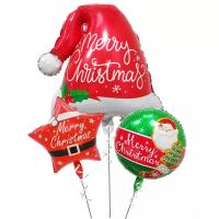 China Wholesal New 2023 Christmas Hat Bell Gift Box Aluminum Film Balloon  Merry Christmas Party Event Background Decoration for sale