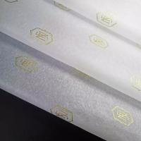 China Gold Logo Acid Free Fancy Art Paper Greeting Card Offset Kraft Tissue Packaging Paper for sale