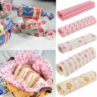 China Pink Gift Tissue Paper Kraft Wrapping Paper Rolls Waterproof Custom Logo Printed for sale