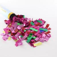 China Wholseal New Arrival Biodegradable Shiny paper confetti cannon for Christmas decoration for sale
