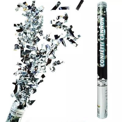 China Wholseal Wedding Occasion And Party Favor Confetti Cannon With Golden Metallic Foil mini cylinder Party Popper for sale