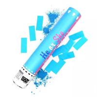 China Wholseal 2022 New Hand-held Biodegradable Launcher Powder Gender Reveal Confetti Cannon for sale