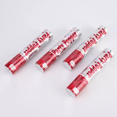 China Driven Cannon Christmas Party Poppers Party Decoration Mini Confetti Cannon for sale