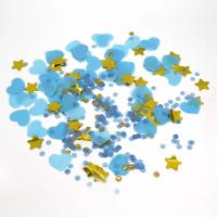 China Gender Revel Party Shining Paper Popper Confetti Cannon Hot Foil Stamping Label for sale