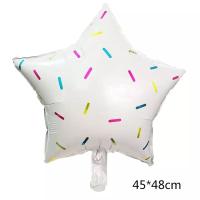 China Round Stripe Pattern Foil Helium Mylar Balloon 18inch for Tik Tok Party Decoration for sale