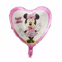 China Cartoon Character Round Star Heart Minnie Mickey Kids Inflatable Foil Balloon 18 Inch for sale