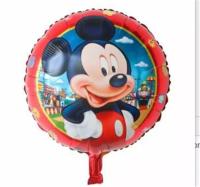 China Cartoon Character Round Star Heart Minnie Mickey Kids Inflatable Foil Balloon 18 Inch for sale