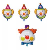 China Cartoon Theme Aluminum Foil Balloon Children'S Gifts Kid Toy Clown Balloons for sale