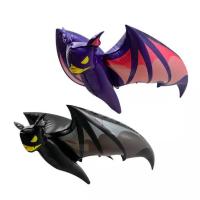 China 4D Bat Cartoon Halloween Foil Balloons Aluminum Stuffing for Party Decoration for sale