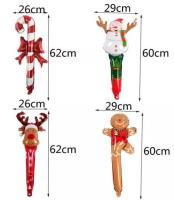 China Christmas Santa Christmas Tree Bells Foil Balloons Set For New Year Christmas for sale