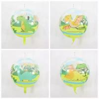 China Jungle Animals Dinosaur Printed Helium PVC Balloons Toy Birthday Party Decoration for sale