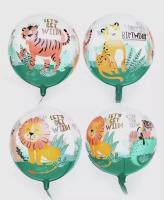 China Jungle Animals Dinosaur Printed Helium PVC Balloons Toy Birthday Party Decoration for sale