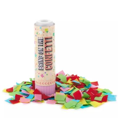 China Customized Hand Twisted Party Confetti Cannon For Wedding for sale