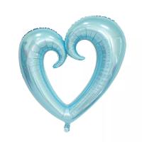China 18 Inch Heart Shaped Aluminium Foil Helium Balloons for Birthday Wedding Party for sale