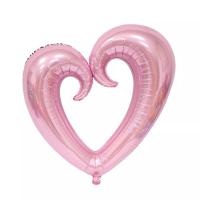 China 18 Inch Heart Shaped Aluminium Foil Helium Balloons for Birthday Wedding Party for sale