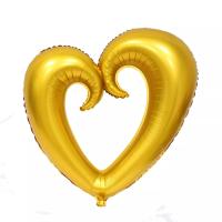 China 18 Inch Heart Shaped Aluminium Foil Helium Balloons for Birthday Wedding Party for sale