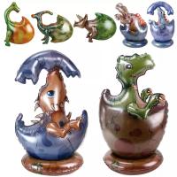 China Big Size Self Standing Dinosaur Eggs Shaped Balloons Party Decorations Durable China for sale