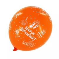 China Round Shape Happy Birthday Party Latex Balloons 12inch for sale