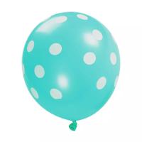 China Multicolor Custom Full Printing Latex Polka Dot Latex Balloons 12inch for sale