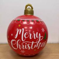 China Outdoor Decoration Christmas Inflatable Ball Led Luminous Balloon For Courtyard for sale